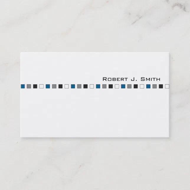 Modern Men's Business Card | Zazzle