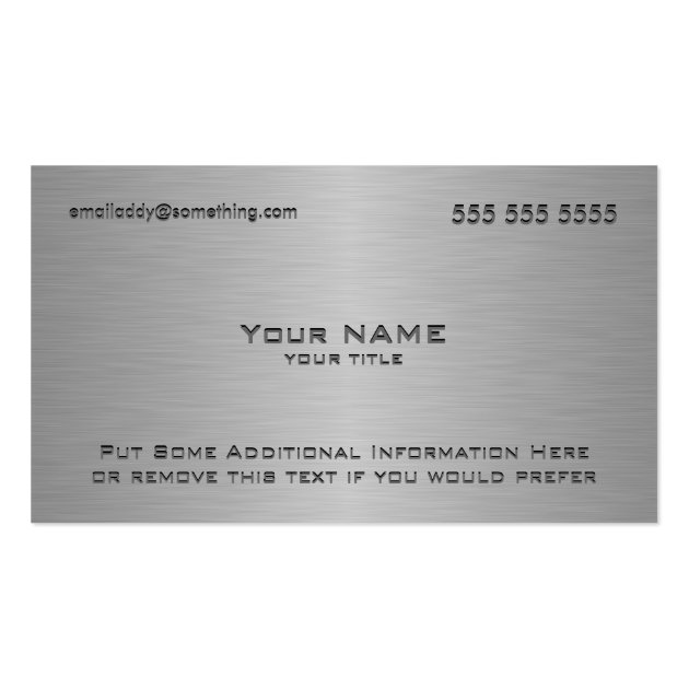 Modern Metallic Texture Print Business Card Templates