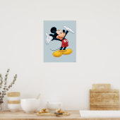 Modern Mickey | Airbrushed Poster | Zazzle