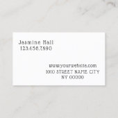 Modern Microblading Business Card | Zazzle