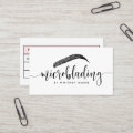 Modern Microblading Business Card | Zazzle