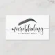 Modern Microblading Business Card | Zazzle
