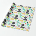 Modern Mid Century Geometric Pattern Wrapping Paper | Zazzle