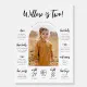Modern Milestone Poster | Milestone Poster | Zazzle