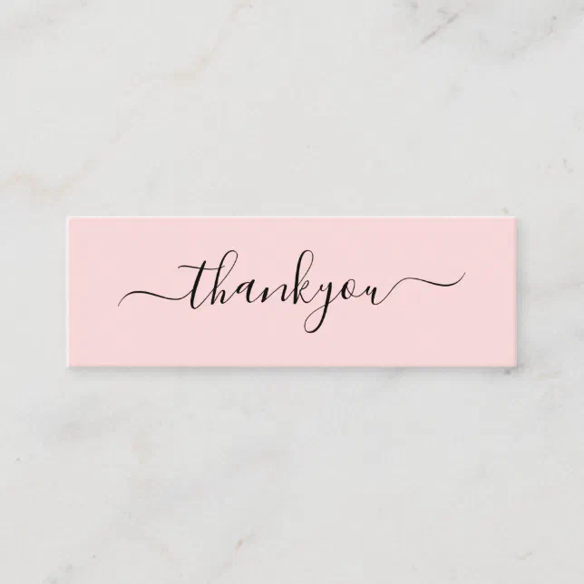 Modern Minimal Business Thank You For Order Insert | Zazzle