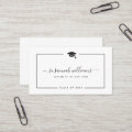 Modern Minimal Chic Script Graduation Calling Card | Zazzle