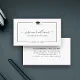 Modern Minimal Chic Script Graduation Calling Card | Zazzle