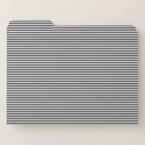 Modern Minimal Classic Stripe File Folder | Zazzle