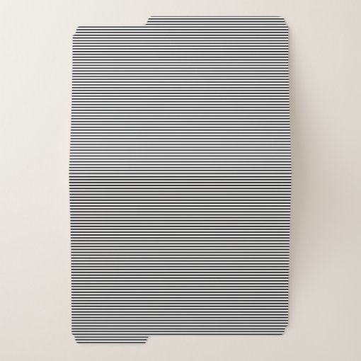 Modern Minimal Classic Stripe File Folder | Zazzle