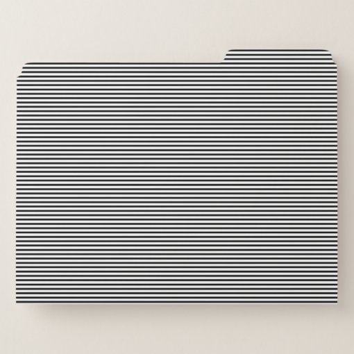 Modern Minimal Classic Stripe File Folder | Zazzle