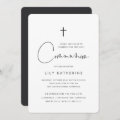 Modern Minimal Handwritten Script First Communion Invitation | Zazzle