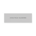MODERN & MINIMAL Light Gray Business Card | Zazzle