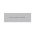 MODERN & MINIMAL Light Gray Business Card | Zazzle