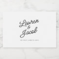 Modern Minimal Minimalist Black White Wedding Mini Liquor Bottle Label ...