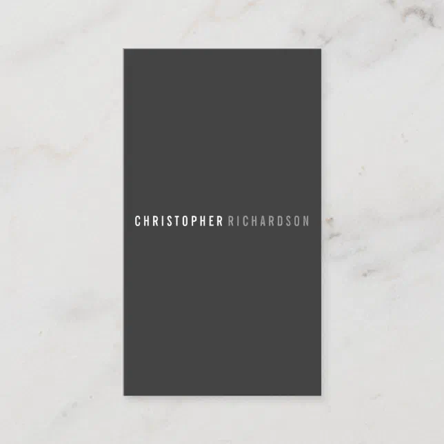 MODERN & MINIMAL No. 8 Business Card | Zazzle