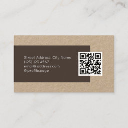 Modern minimal professional style crafted smart business card | Zazzle