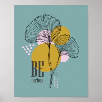 Modern Minimal Simple Line Art Quote Poster | Zazzle