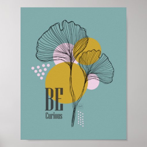 Modern Minimal Simple Line Art Quote Poster | Zazzle