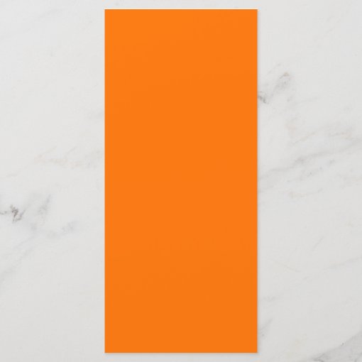 Modern Minimal Vibrant Orange Wedding Dinner Menu | Zazzle