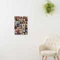 Modern Minimal White Party Sign - 35 Photo Collage | Zazzle