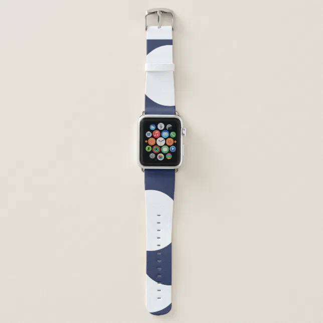 Modern minimalism Navy blue Apple watch bands | Zazzle Modern minimalism Navy blue Apple watch bands | Zazzle