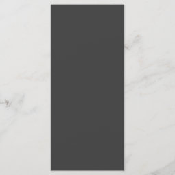 Modern Minimalist Black White and Gray Menu | Zazzle