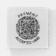 Modern Minimalist Business Scan qr code payment Paperweight | Zazzle