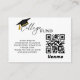 Modern Minimalist Calligraphy College Fund Qr Code Enclosure Card | Zazzle