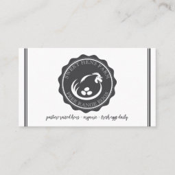 Modern Minimalist Chicken Eggs QR Code Business Card | Zazzle