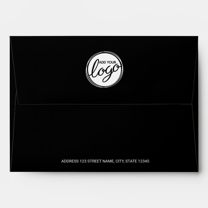 Modern Minimalist Custom Business Logo Envelope | Zazzle.com