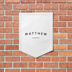 Modern Minimalist Custom Name Kids Room Pennant | Zazzle