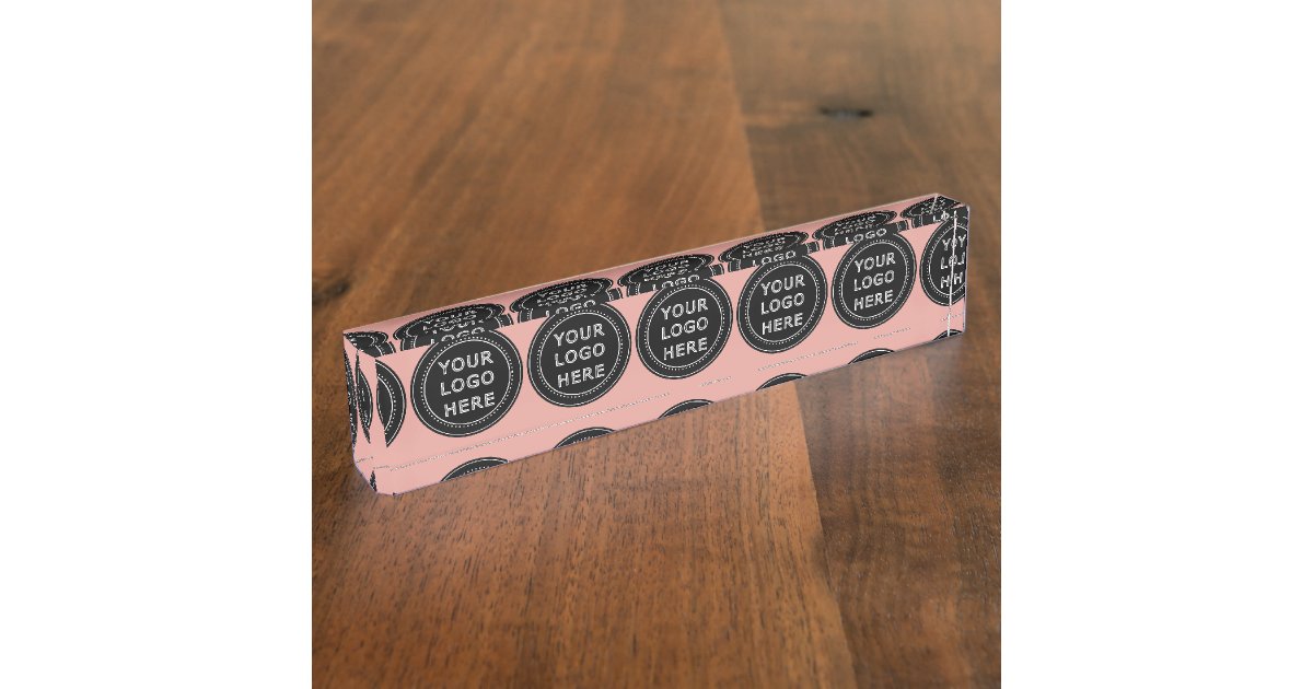 Modern, Minimalist, Elegant and Customizable Desk Name Plate | Zazzle
