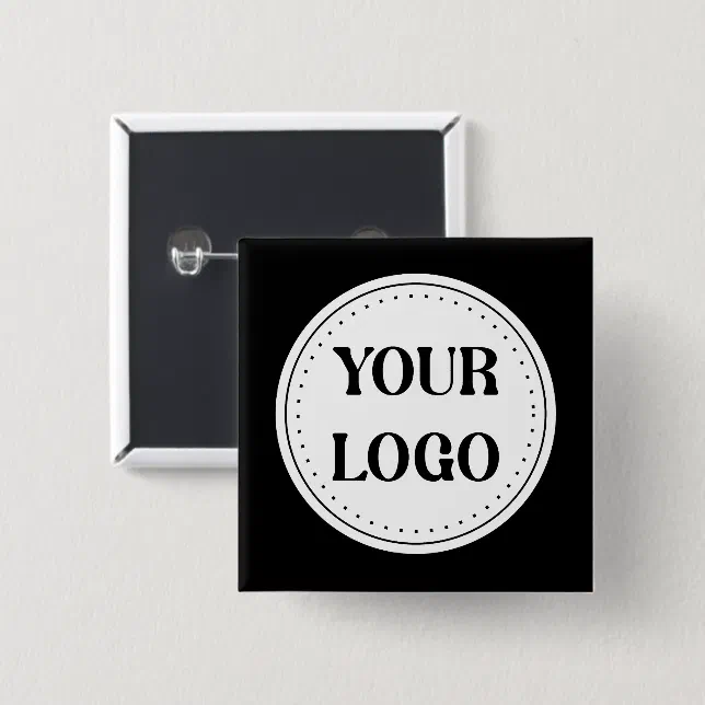 Modern, Minimalist, Elegant & Customizable Button | Zazzle