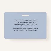 Modern Minimalist Employee Staff Customer Service Badge | Zazzle