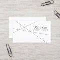 Modern Minimalist Eye Brow Threading Service Busin Business Card | Zazzle