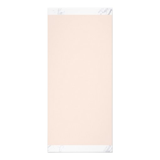 Modern Minimalist Geometric Marble Gold Light Pink Rack Card | Zazzle