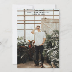 Modern Minimalist Graduation Party Invite | Zazzle