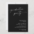 Modern Minimalist Graduation Party Invite | Zazzle