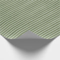 Modern Minimalist Green Rustic Stripes Wrapping Paper | Zazzle