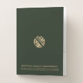 Modern Minimalist Luxury Presentation Folders | Zazzle