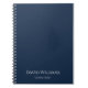 Modern Minimalist Navy Blue Simple Professional Notebook | Zazzle