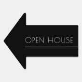 Modern Minimalist Open House Directional Sign | Zazzle
