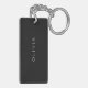 Modern Minimalist Personalized Black Keychain | Zazzle