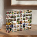 Modern Minimalist Photo Collage Photo Block | Zazzle