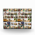 Modern Minimalist Photo Collage Photo Block | Zazzle