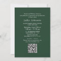 Modern Minimalist PHOTO Graduation Party QR code Invitation | Zazzle