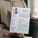 Modern Minimalist Photo Professional Resume Card | Zazzle