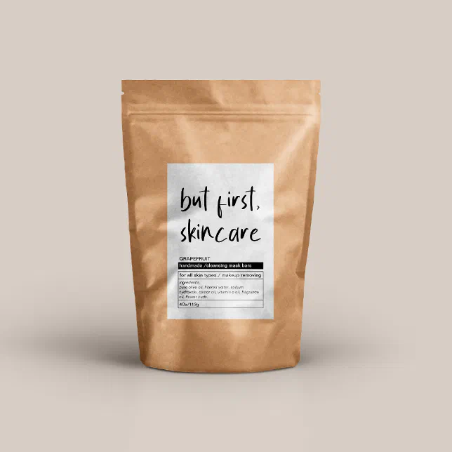 Modern Minimalist Product Label | Zazzle
