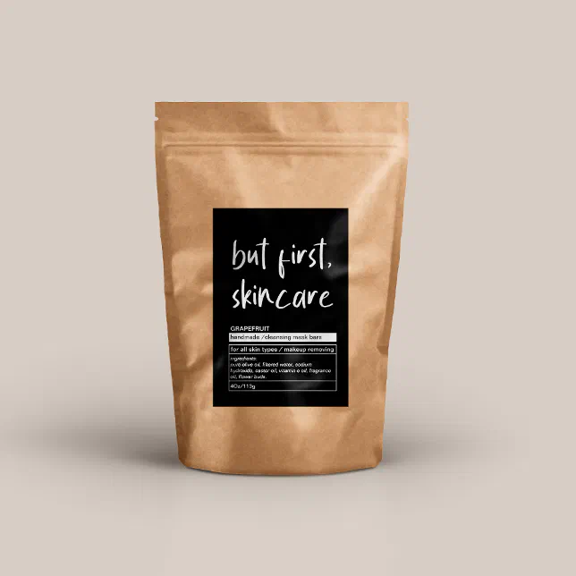 Modern Minimalist Product Label | Zazzle