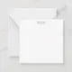 Modern Minimalist Professional Plain Simple Note Card | Zazzle